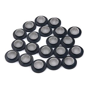 20 pieces stainless steel filter garden hose washers with screen for 3/4 inch garden hose connector