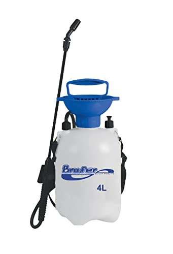 BRUFER 72022 Sprayer for Lawns and Gardens or Cleaning Decks, Siding and Concrete - 1.1 Gallon (4L) with Pressure Release Valve