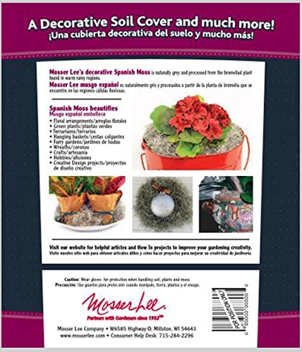 Mosser Spanish Decorative Moss, 250-Cubic Inch