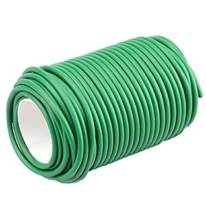 KINGLAKE GARDEN Flexible Soft Wire Ties,Soft Garden Plant Ties 3.5mm 65.6 Feet Green Plant Ties,Garden Twist Ties Heavy Duty Garden Wire for Plants