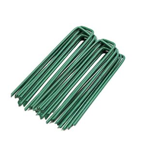 garden stakes, ground anchors, pegs galvanized staples securing pins spikes for lawn farm sod landscape 25 pcs