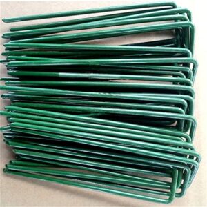 Garden Stakes, Ground Anchors, Pegs Galvanized Staples Securing Pins Spikes for Lawn Farm Sod Landscape 25 PCS