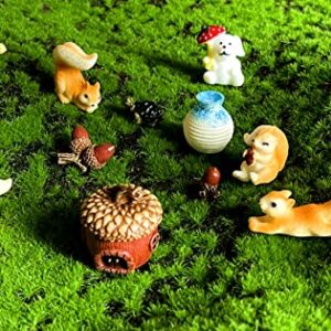 HYG Miniature Fairy Garden Accessories, Figurines, Landscape Set Selected Fairy Garden / Mini Figurines Kits, Potted Horticulture Ornaments Garden Decoration