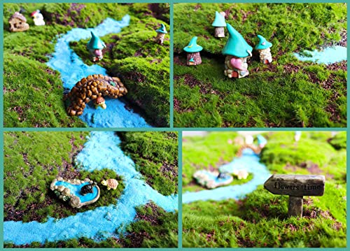 HYG Miniature Fairy Garden Accessories, Figurines, Landscape Set Selected Fairy Garden / Mini Figurines Kits, Potted Horticulture Ornaments Garden Decoration