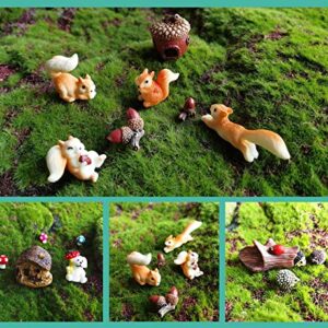 HYG Miniature Fairy Garden Accessories, Figurines, Landscape Set Selected Fairy Garden / Mini Figurines Kits, Potted Horticulture Ornaments Garden Decoration