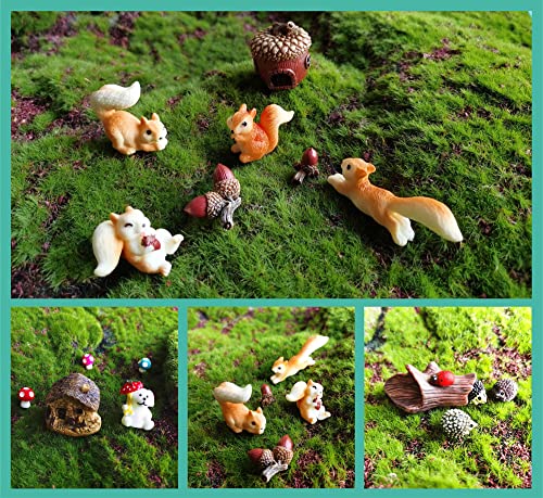 HYG Miniature Fairy Garden Accessories, Figurines, Landscape Set Selected Fairy Garden / Mini Figurines Kits, Potted Horticulture Ornaments Garden Decoration