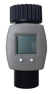 orbit hose end water flow meter black