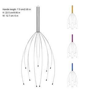 Yeipis 4 Pack Scalp Massagers, Handheld Head Massage Tingler, Scratcher for Deep Relaxation, Hair Stimulation and Stress Relief