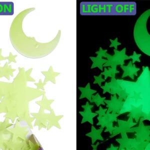 Glow In The Dark Stars with Planets & Constellation Map Includes Sticky Putty for Star Stickers I Outer Space Bright Wall Stickers I Kids Glow In the Dark Ceiling Decorations I Christmas Stocking Stuffer Gift