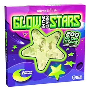 Glow In The Dark Stars with Planets & Constellation Map Includes Sticky Putty for Star Stickers I Outer Space Bright Wall Stickers I Kids Glow In the Dark Ceiling Decorations I Christmas Stocking Stuffer Gift