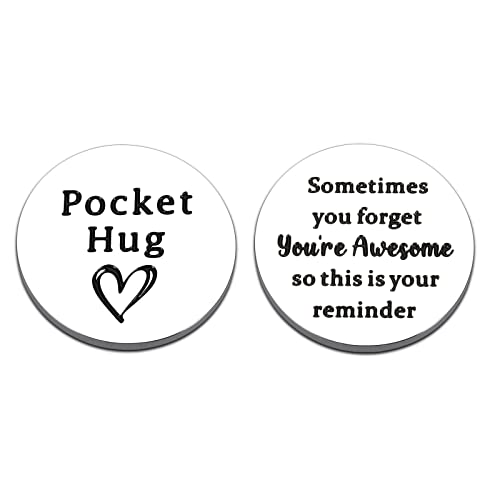 Pocket Hug Token Good Luck Charms Graduation Gifts for Her Him Get Well Soon Gifts for Kids Teen Girls Boys Gifts Christmas Birthday Gifts for Teen Girls Boys Stocking Stuffers for Women Men Teens