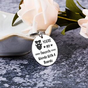 Funny Gifts for Husband Boyfriend from Girlfriend Wife Christmas Stocking Stuffers keychain for Men Him Valentine’s Day Birthday Gifts for Fiance Groom Bridegroom Hubby Couple Cute Anniversary