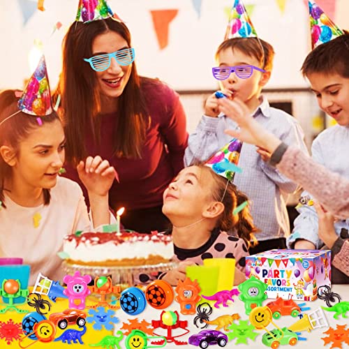 Max Fun Party Toys Assortment for Kids Party Treasure Chest Prizes Box Birthday Party School Classroom Rewards Carnival Prizes Pinata Fillers Christmas Stocking Stuffers (70pcs party toys)