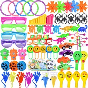 Max Fun Party Toys Assortment for Kids Party Treasure Chest Prizes Box Birthday Party School Classroom Rewards Carnival Prizes Pinata Fillers Christmas Stocking Stuffers (70pcs party toys)