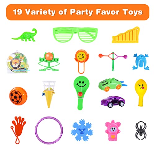 Max Fun Party Toys Assortment for Kids Party Treasure Chest Prizes Box Birthday Party School Classroom Rewards Carnival Prizes Pinata Fillers Christmas Stocking Stuffers (70pcs party toys)