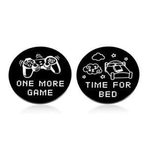 funny destiny flip coin gift for gamers sons boys girls men women boyfriend decision maker coin for game lover fan gaming christmas stocking stuffers valentines day birthday gift for teen kids brother