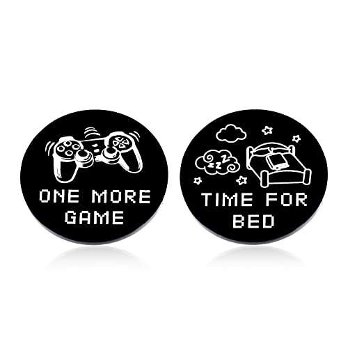 Funny Destiny Flip Coin Gift for Gamers Sons Boys Girls Men Women Boyfriend Decision Maker Coin for Game Lover Fan Gaming Christmas Stocking Stuffers Valentines Day Birthday Gift for Teen Kids Brother