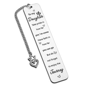 daughter gift from mom inspirational bookmark stocking stuffers for teen girls daughter in law gifts christmas gifts for daughter birthday valentines day graduation gifts for her teen girls gift ideas