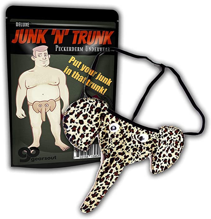 Deluxe Junk in Trunk Elephant - Gag Gifts for Men Funny Naughty Mens Gifts for Christmas Wife Gifts for Husbands Stocking Stuffers