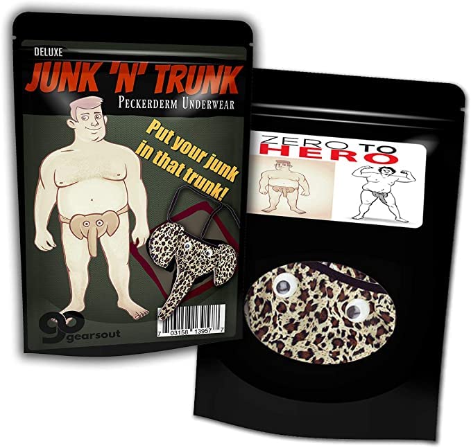 Deluxe Junk in Trunk Elephant - Gag Gifts for Men Funny Naughty Mens Gifts for Christmas Wife Gifts for Husbands Stocking Stuffers