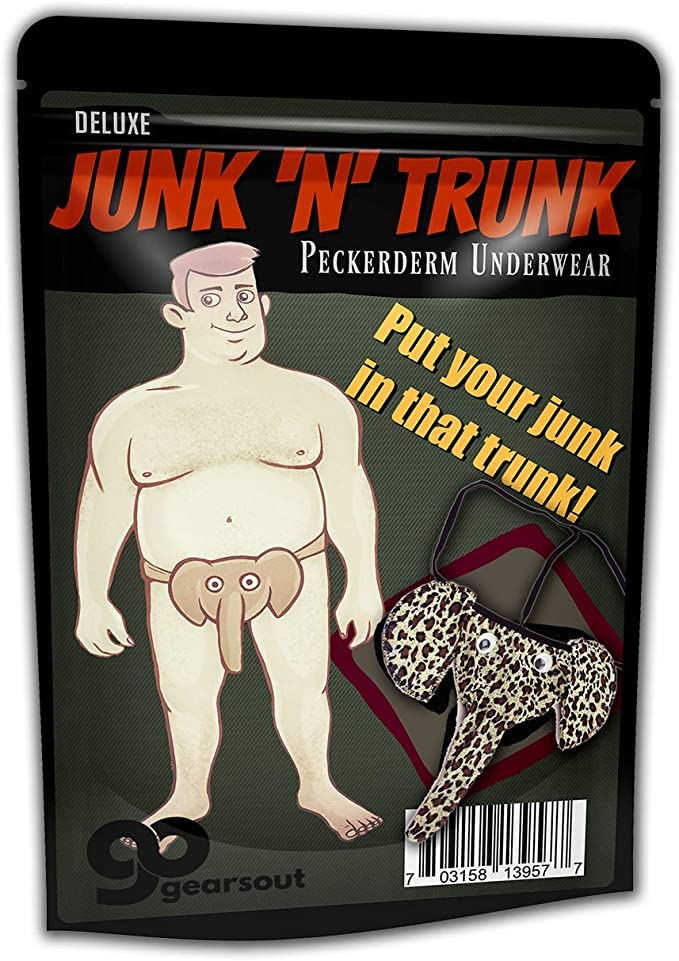 Deluxe Junk in Trunk Elephant - Gag Gifts for Men Funny Naughty Mens Gifts for Christmas Wife Gifts for Husbands Stocking Stuffers