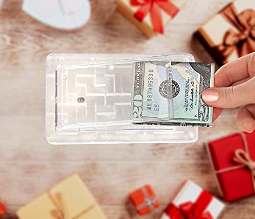 Money Puzzle Box - 3 Pack - Money Maze Gift Holder, Fun Way to Give Cash as a Gift for Kids and Adults - Great for Birthday - Stocking Stuffers for Kids, Teens - Holiday