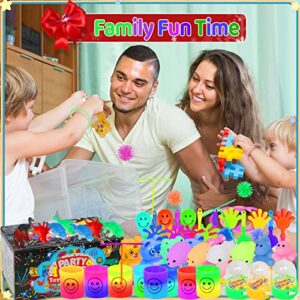 100 Pcs Party Favors Toy Assortment, Carnival Prizes Treasure Box Birthday Party, Goodie Bag Stuffers for Kids, Pinata Filler, Birthday Gift Toys, Stocking Stuffers, Party Favors for Kids 4-8, 8-12