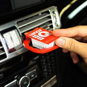 Saucemoto Dip Clip | An in-car sauce holder for ketchup and dipping sauces. As seen on Shark Tank (2 Pack, Black)