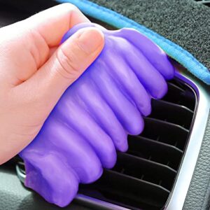 【2023 upgraded】cleaning gel for car, car cleaning kit universal detailing automotive dust car crevice cleaner auto air vent interior detail removal putty cleaning keyboard cleaner for car vents, pc