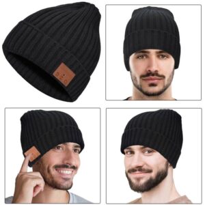 Bluetooth Hat Beanie,Women Mens Novelty Hats Christmas Stocking Stuffers Gifts for Men Teenagers Girls Her Husband Boys Him