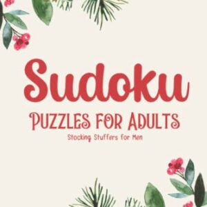 Stocking Stuffers for men: Sudoku Puzzles for Adults: Christmas Sudoku puzzle gifts for stocking Fillers