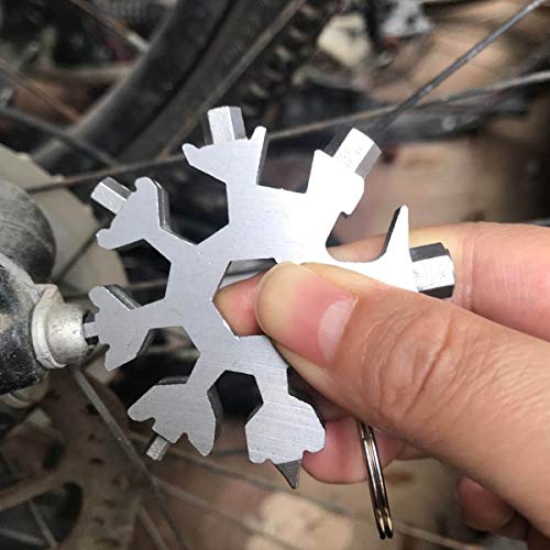 20 In 1 Snowflake Multi-Tool ,Great Christmas stocking stuffer,Unique Gifts for Dad Men Women