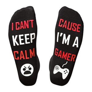 i’m gaming socks novelty gift funny christmas stocking stuffers for game christmas gift