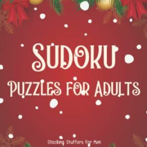 Stocking Stuffers for Men: Sudoku Puzzles for Adults: Christmas Sudoku Stocking stuffers gifts