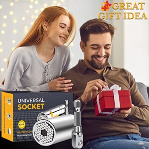 Universal Socket Tools Gifts for Men, Dad Gifts, Stocking Stuffers Mens Gifts Christmas Gifts for Men Him Dad Boyfriend Father Husband Mechanic Tools for Men Who Have Evreything Cool Stuff Gadgets