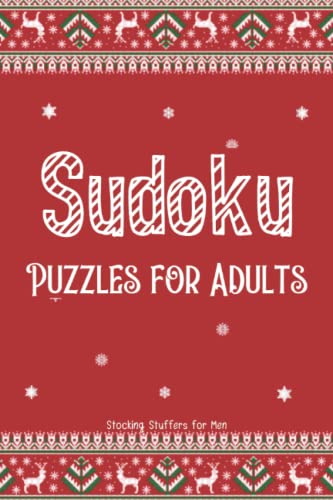 Stocking Stuffers for Men: Sudoku Puzzles for Adults: Christmas Sudoku Stocking stuffers gifts