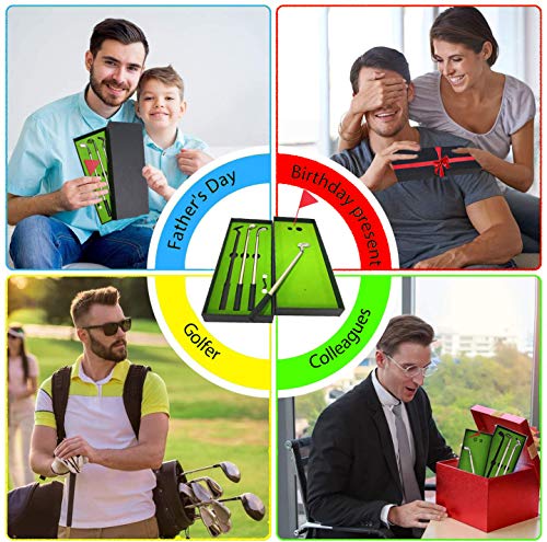 Golf Pen Gifts for Men Women Adults Unique Christmas Stocking Stuffers, Dad Boss Coworkers Him Boyfriend Golfers Funny Birthday Gifts, Mini Desktop Games Fun Fidget Toys Cool Office Gadgets Desk Decor