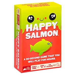 Exploding Kittens Happy Salmon Family-Friendly Party - Card Games for Adults, Teens & Kids