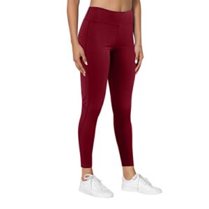 HSSDH Women High Wasited Leggings with Pockets Tummy Control Workout Yoga Pants #aal221214- *990-stocking Stuffers for Adults