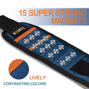 Stocking Stuffers Gifts for Men, Magnetic Wristband, Christmas Cool Gadgets for Men Him Father Dad Husband Boyfriend Adults, Magnetic Wristband for Holding Screws/Nails/Drill Bits