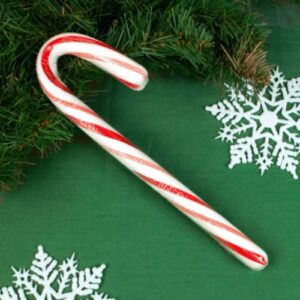 Red & White Jumbo Candy Canes Peppermint Flavor 8in Classic Hard Candy Suckers for Kids Adults Christmas Tree Table Decoration Xmas Stocking Stuffers Holiday Goody Bag Filler & Party Favor 3 Count