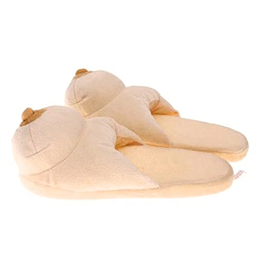 Funny Unisex Adult Plush Slipper Warm Comfy House Slippers Funny Indoor House Shoes Cute Stocking Stuffer Gift Flat Shoe Anti Slip Winter Furry Slippers for Women Men