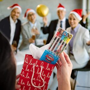 Holiday Smencils for Grown Ups - HB #2 Scented Fun Pencils, 5 Count - Stocking Stuffer, White Elephant Gifts for Adults, Office Supplies, Party Favors