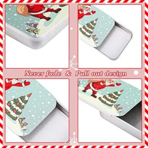 10 Pieces Christmas Mint Tins Candy Poop Mint Tins Gift Funny Candy Metal Box Stocking Stuffers for Adults Kids Teen (Cute Style)