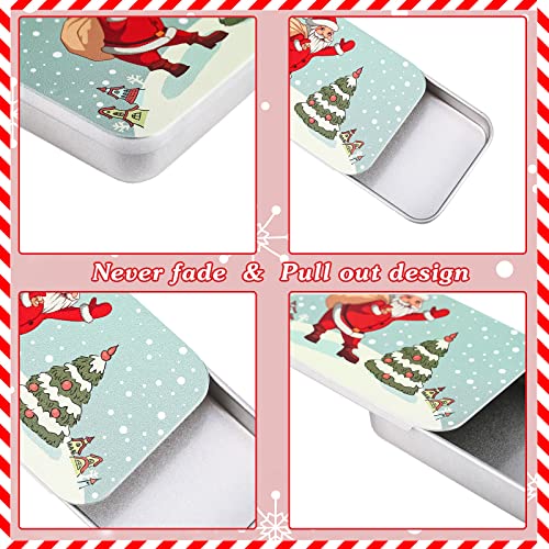 10 Pieces Christmas Mint Tins Candy Poop Mint Tins Gift Funny Candy Metal Box Stocking Stuffers for Adults Kids Teen (Cute Style)