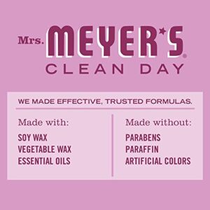 Mrs. Meyer's Soy Tin Candle, 12 Hour Burn Time, Made with Soy Wax and Essential Oils, Peony, 2.9 oz