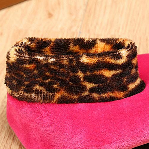 Warm Winter Socks Women, Womens Fuzzy Socks Cozy Soft Fluffy Socks Christmas Gifts Stocking Stuffers for Women Men 1, Hot Pink, One Size