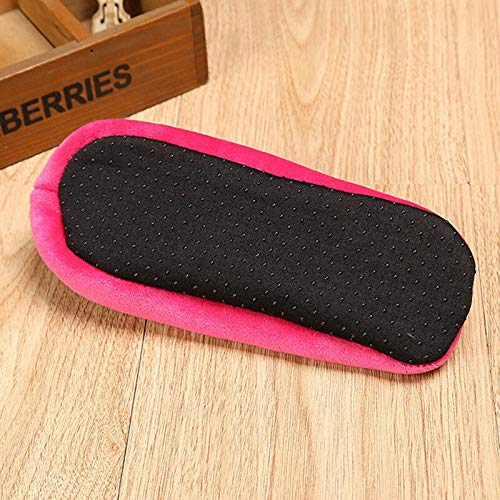 Warm Winter Socks Women, Womens Fuzzy Socks Cozy Soft Fluffy Socks Christmas Gifts Stocking Stuffers for Women Men 1, Hot Pink, One Size