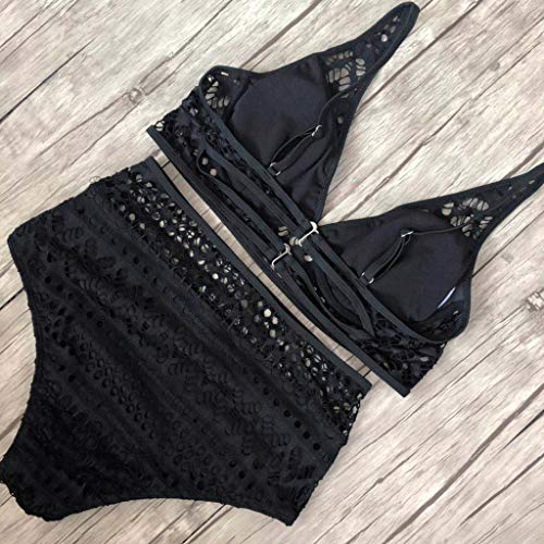 OUDLLY Bikini Sets for Women 2 Piece Strappy Push Up High Waisted Cheeky Reversible Bottom Bikini Set Swimsuits Bathing Suit prime deals of the day today only,sales today,dollar stocking stuffers