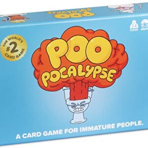 Poo Pocalypse - The Hilarious Card Game for Immature People - Easy and Strategic Family-Friendly Party Game for Adults, Teens & Kids - 2-4 Players